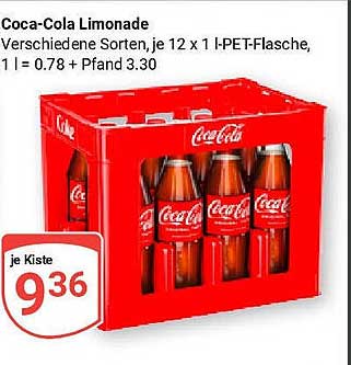 Coca-Cola Limonade Angebot bei Globus