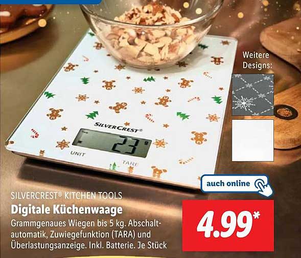 Digitale Küchenwaage Angebot bei Lidl - ProspektGuru.de