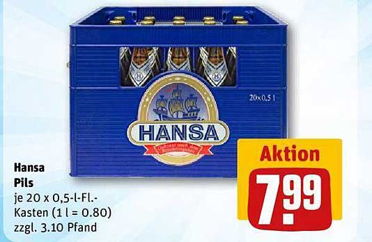 Hansa Pils Angebot bei REWE Kaufpark
