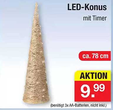 Led-Konus Mit Timer Angebot bei Zimmermann