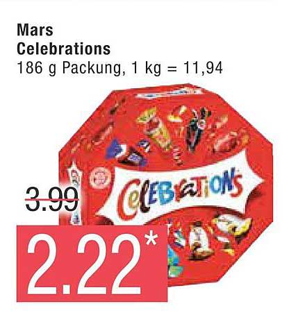 Mars Celebrations Angebot bei Marktkauf
