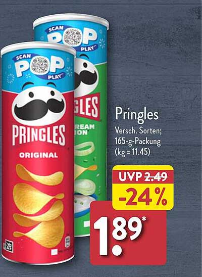 Pringles Angebot bei Aldi Nord