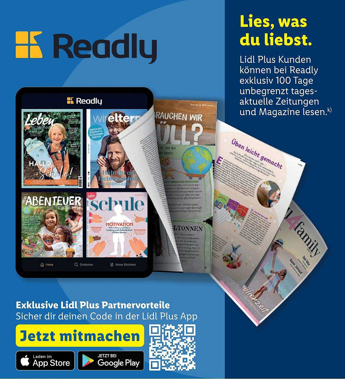 Readly Angebot bei Lidl