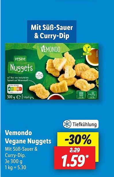 Vemondo Vegane Nuggets Angebot bei Lidl