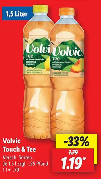 Volvic Touch & Tee Angebot bei Lidl