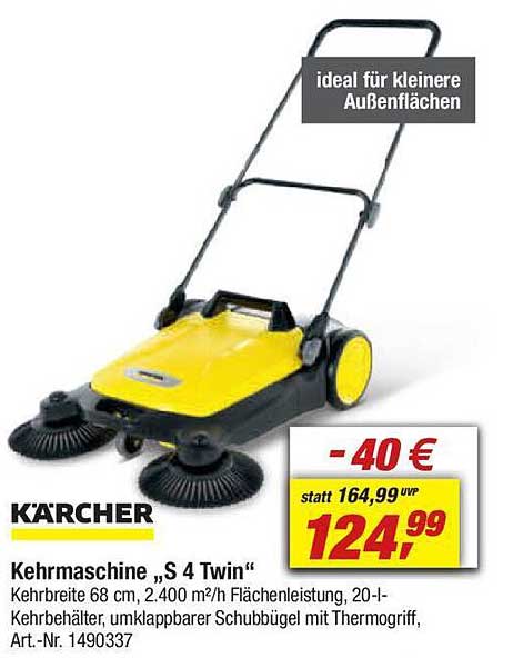 Karcher Kehrmaschine S 4 Twin