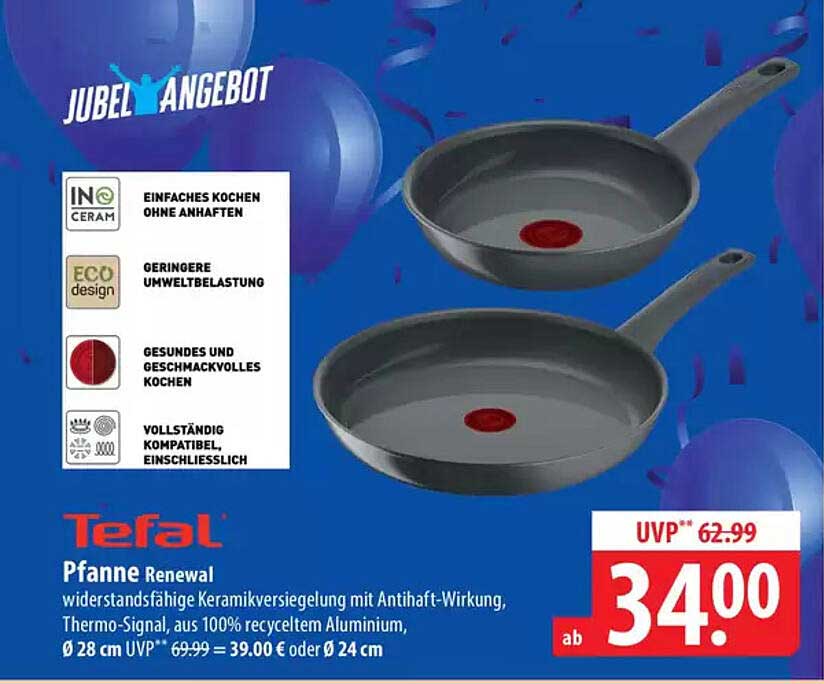Tefal Pfanne Renewal Angebot bei Famila Nord Ost - ProspektGuru.de