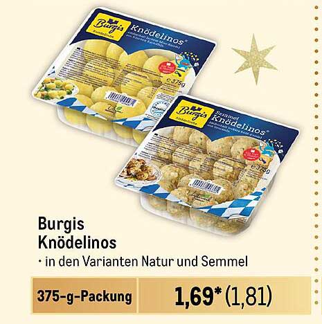 Burgis Knödelinos Angebot bei METRO