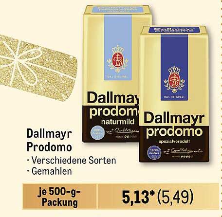 Dallmayr Prodomo Angebot bei METRO