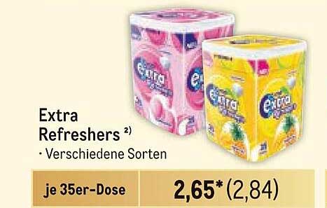 Extra Refreshers Angebot bei METRO