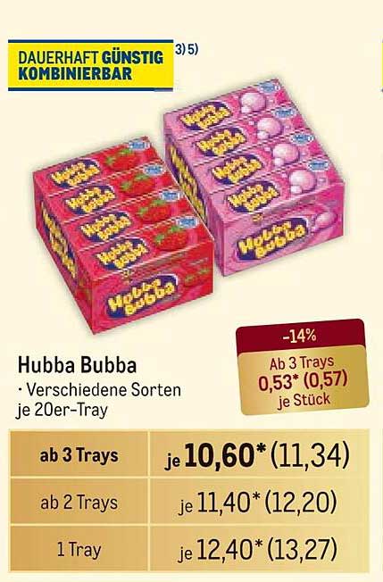Hubba Bubba Angebot bei METRO - ProspektGuru.de