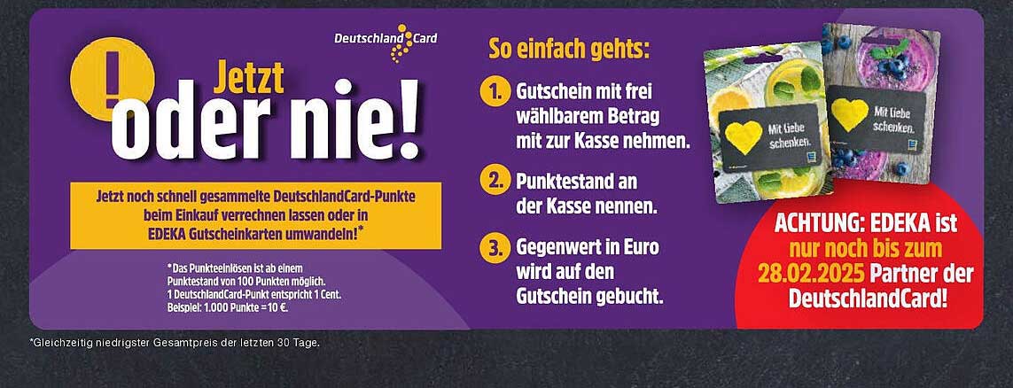 Jetzt Oder Nie! Angebot bei Edeka