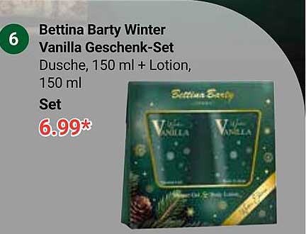 Bettina Barty Winter Vanilla Geschenk-Set - Dusche Und Lotion (150 Ml ...