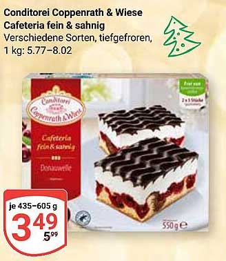 Conditorei Coppenrath & Wiese Cafeteria Fein & Sahnig, Verschiedene ...