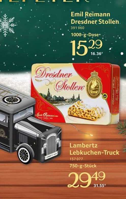 Emil Reimann Original Dresdner Stollen Angebot bei REWE - ProspektGuru.de