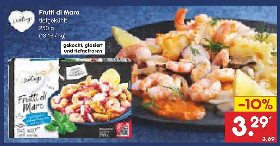 Frutti Di Mare 250 G Tiefgekühlt Angebot bei Netto Marken-Discount ...
