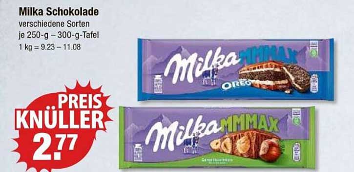 Milka Schokolade Verschiedene Sorten Je 250-G – 300-G-Tafel Angebot bei ...