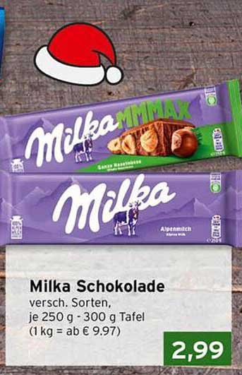 Milka Schokolade - Verschiedene Sorten, Je 250 G - 300 G Tafel Angebot ...