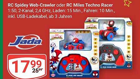 Rc Spidey Web-Crawler Oder Rc Miles Techno Racer Angebot bei Globus ...