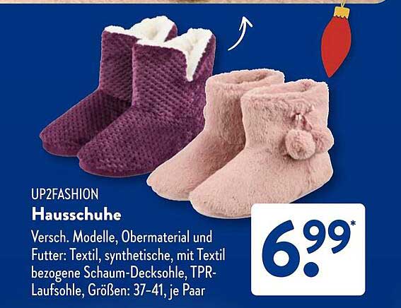 Erstaunlich Hausschuhe Aldi Sud Bild