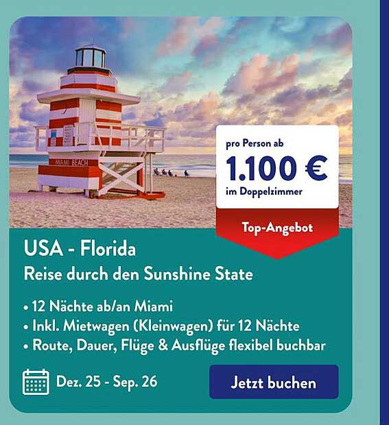 Usa - Florida: Reise Durch Den Sunshine State Angebot bei Aldi Süd ...