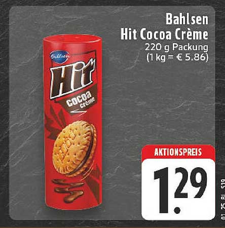 Bahlsen Hit Cocoa Crème Angebot bei Edeka