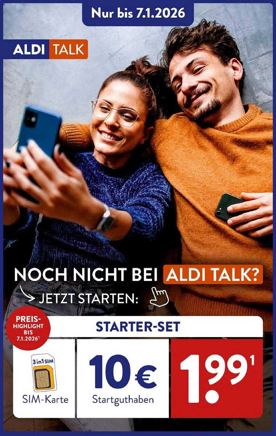 Aldi Talk Starter-Set Angebot bei Aldi Süd - ProspektGuru.de