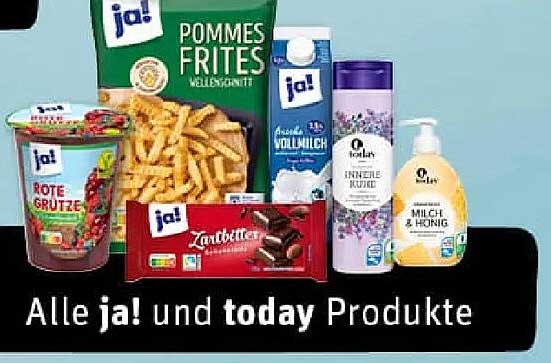 Alle Ja! Und Today Produkte Angebot bei REWE - ProspektGuru.de