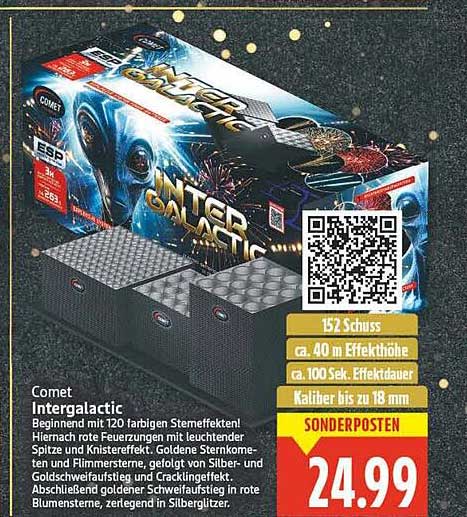 Comet Intergalactic Feuerwerkskörper Angebot bei E-Center - ProspektGuru.de