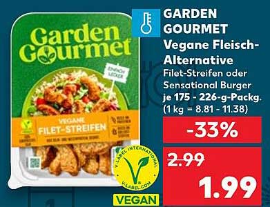 Garden Gourmet Vegane Fleisch-Alternative Filet-Streifen Oder ...