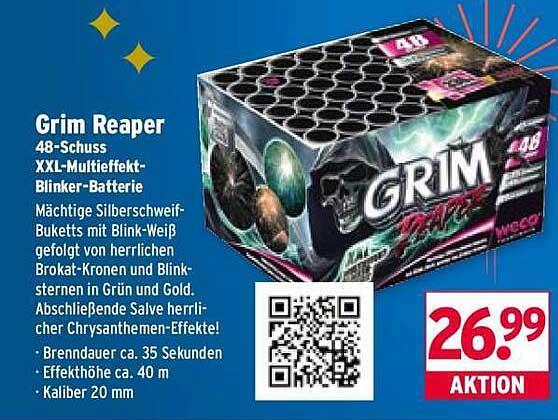 Grim Reaper 48-Schuss Xxl-Multieffekt- Blinker-Batterie Angebot bei ...