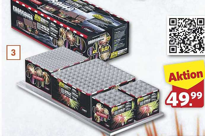 Großfeuerwerk 'Crossbauer' – 252 Schuss Spektakuläre Effekte Zum ...