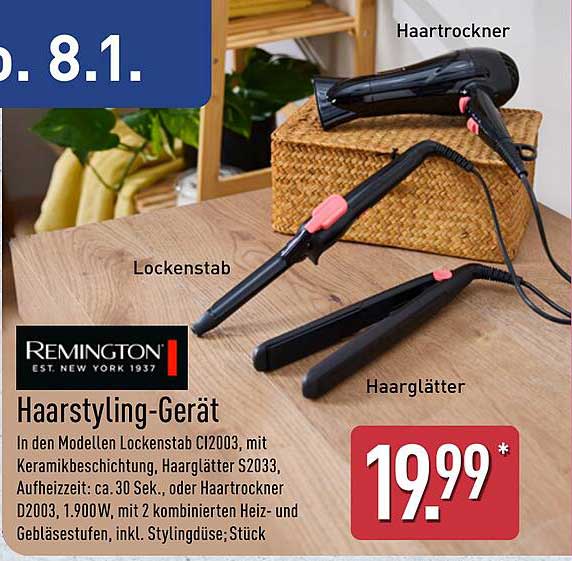 Remington Lockenstab Ci 5319 Pro Curl Oder Remington Warmluftbuerste As ...