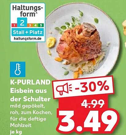 K-Purland Eisbein Aus Der Schulter - Mild Gepökelt, Roh, Ideal Zum ...