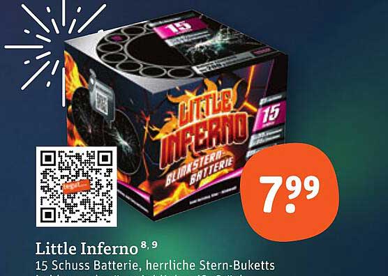 Little Inferno - 15 Schuss Batterie, Herrliche Stern-Buketten Angebot ...