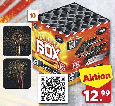 Power Box Von Comet - 25 Schuss Feuerwerk Angebot bei Famila Nord West ...