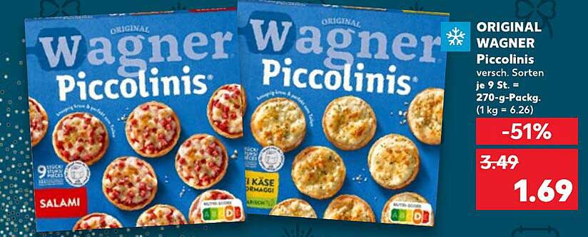 Wagner Piccolinis Salami 270-G-Packung Angebot bei Kaufland ...