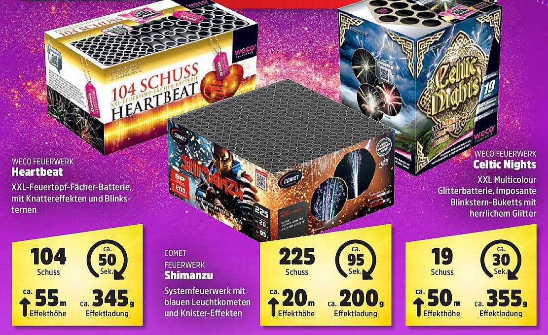 Feuerwerks-Batterie »Trickstar« 100 Schuss Angebot bei REWE ...