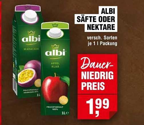 Elegantes Albi Saft Angebot Bild