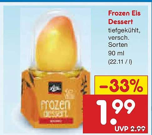 Frozen Eis Dessert Angebot bei Netto Marken-Discount - ProspektGuru.de