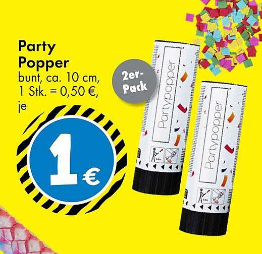Party Popper Angebot bei TEDi - ProspektGuru.de