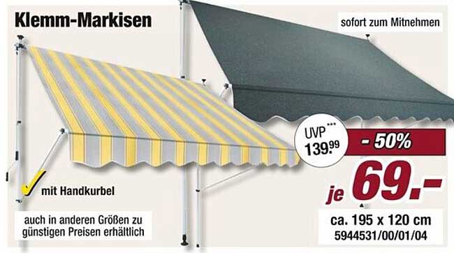 Wunderbar Angebote Fur Markisen Ebenbild