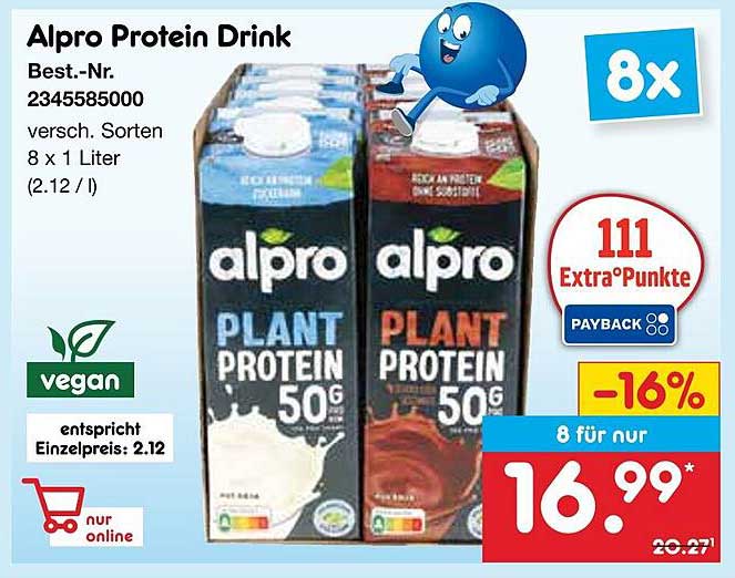 Alpro Protein Drink Angebot bei Netto Marken-Discount