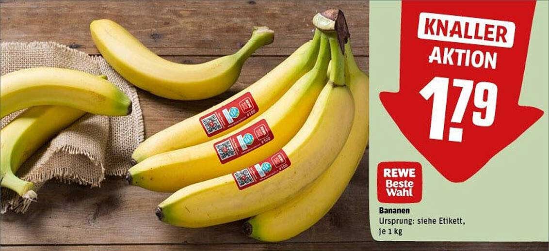 Bananen Angebot bei REWE - ProspektGuru.de