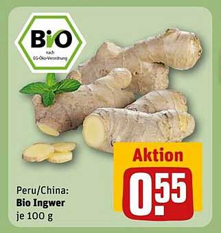 Bio Ingwer Angebot bei REWE Center - ProspektGuru.de