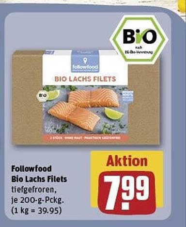 Bio Lachs Filets Angebot bei REWE