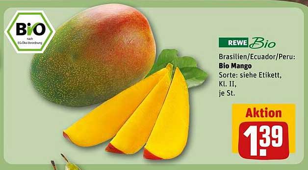 Bio Mango Angebot bei REWE Center