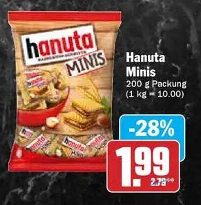 Hanuta Minis Angebot bei Hit