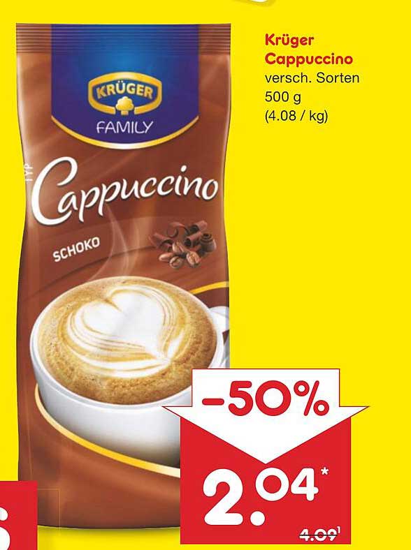 Wunderbar Krger Cappuccino Angebot Bildnull