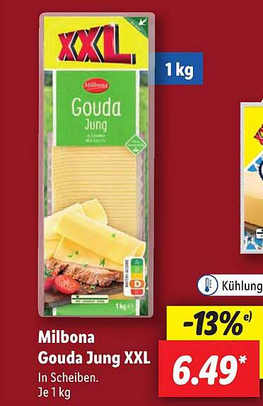 Milbona Gouda Jung Xxl Angebot bei Lidl